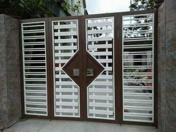 cua-cong-sat-4-canh-dep-1 - Chuyên làm mái tôn Hà Nội - 0986.513.243